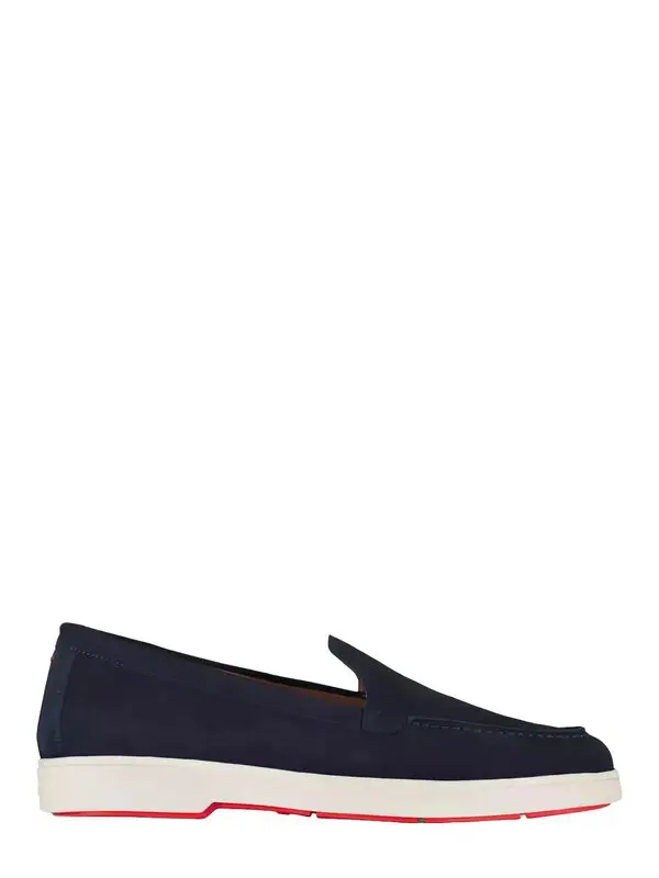 Santoni Yaltamoc Suede Loafers - Blue
