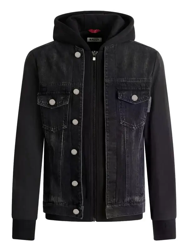 Bally Hooded Trucker Jacket - Black