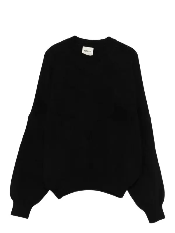Khaite Margaux Long-sleeve Sweater - Black