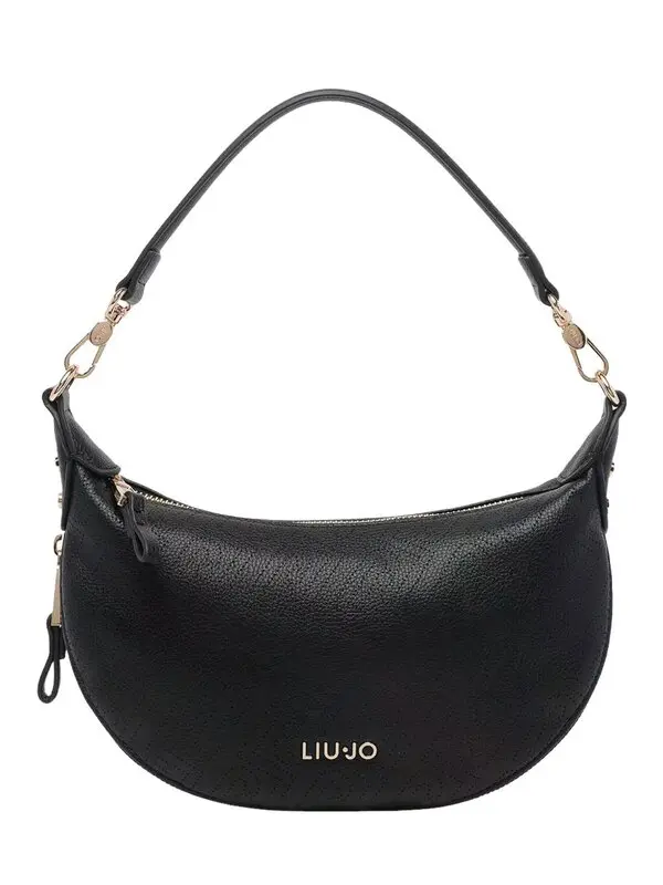 Liu Jo Logo Zip Shoulder Bag - Black