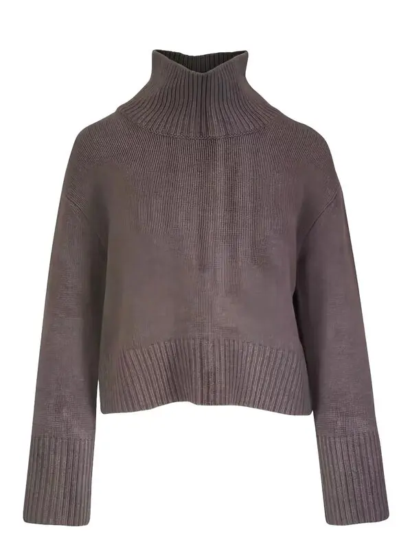 LISA YANG Fleur Roll-neck Sweater - Brown