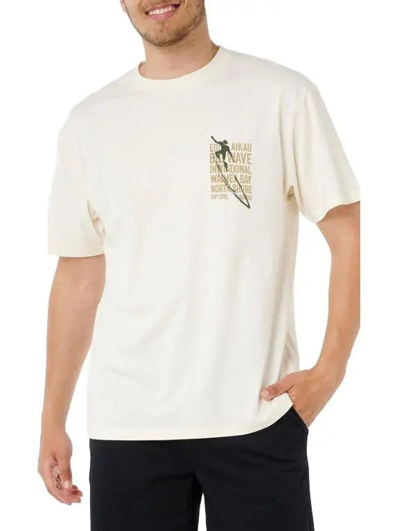 Rip Curl Eddie Would Go Petro Graphic T-shirt - Bone
