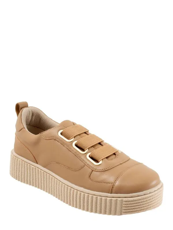 Trotters Bliss Platform Sneaker - Beige