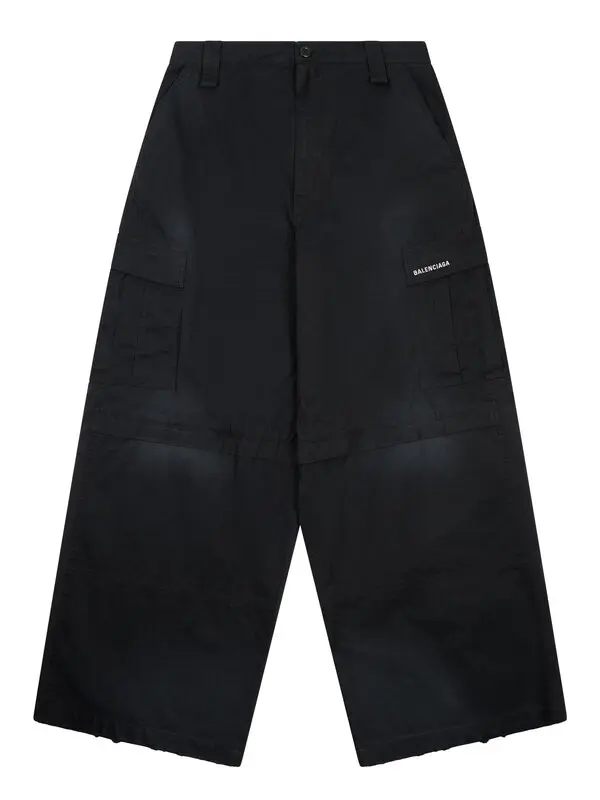 Balenciaga Hybrid Wide-fit Pants - Black