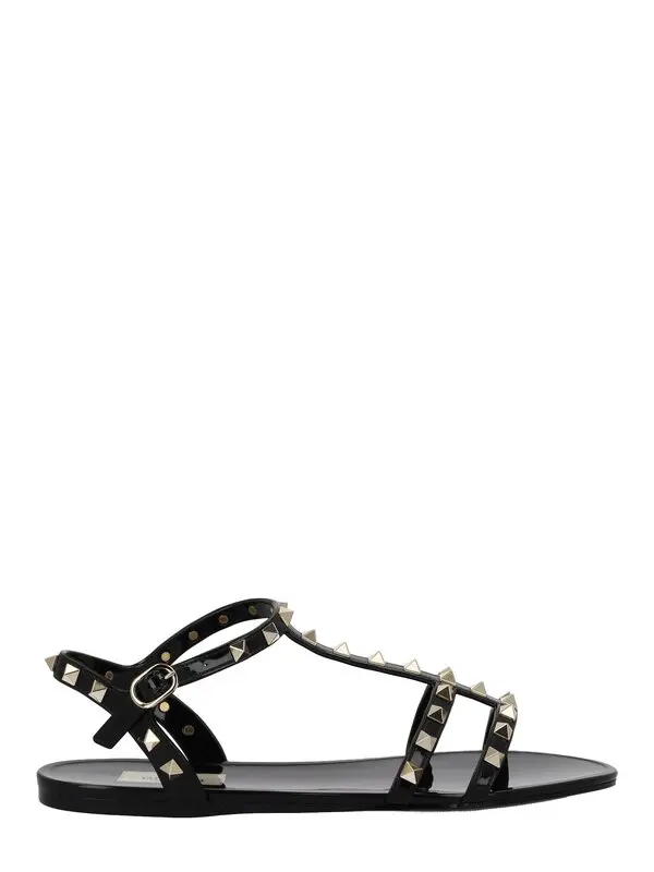 Valentino Garavani Rockstud Sandal - Black