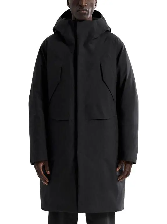 Veilance Sorin Hooded Waterproof Down Parka - Black