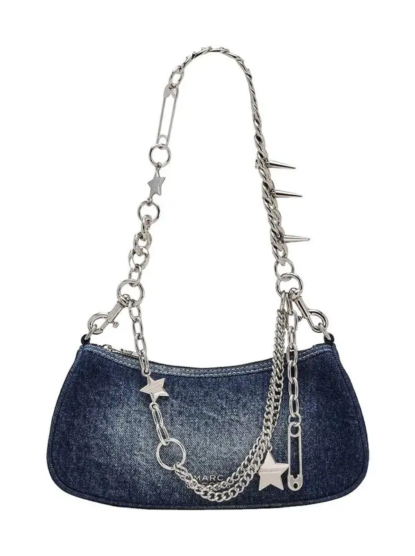 Marc Jacobs Tote Bag With Chain Embellishment - Blue