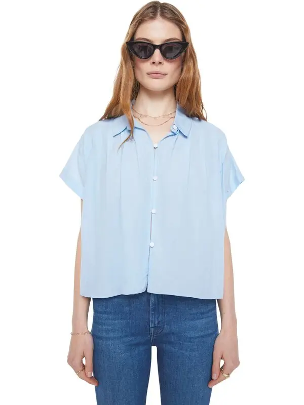 MOTHER The Swing And Sway Shirt - Blue
