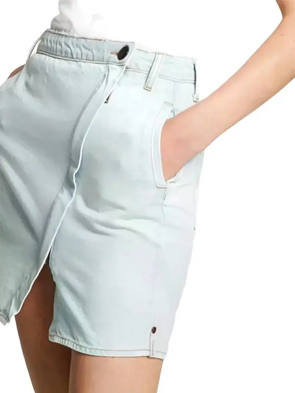 ONETEASPOON Society Mini Skirt - Blue