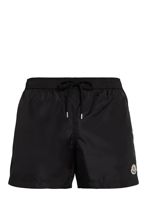 Moncler Nylon Drawstring Swim Shorts - Black