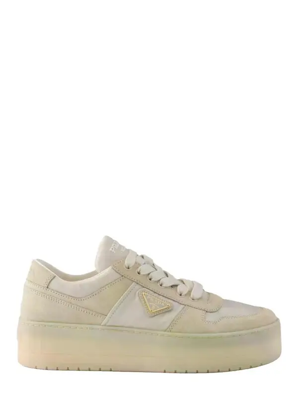 Prada Downtown Bold Platform Sneakers - Neutrals