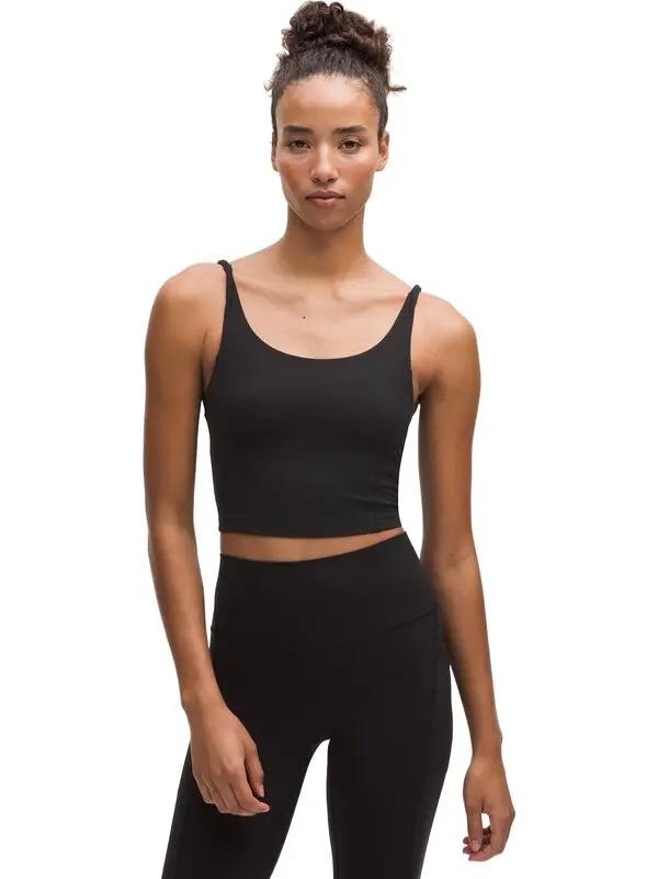 Lululemon Align™ Twist-strap Cropped Tank Top - Black
