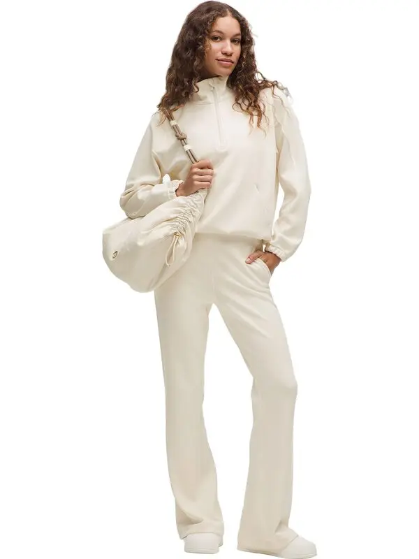 Lululemon Brushed Softstreme Mid-rise Flared Pant - Light Ivory