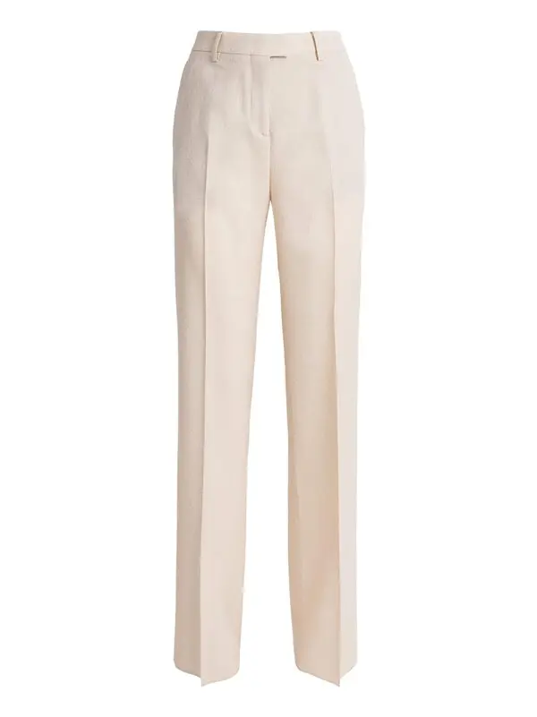 Etro Wool Wide-leg Trousers - Beige
