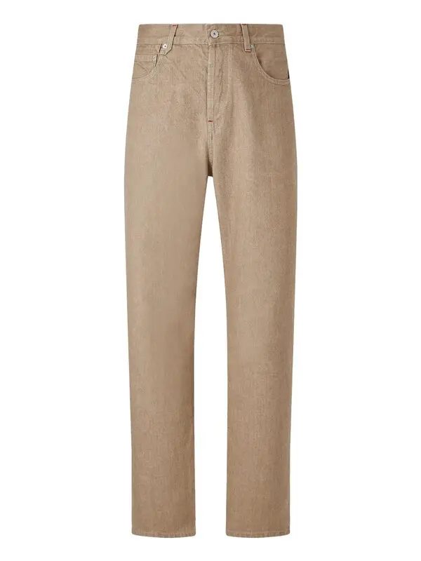 Jacquemus Le De-nîmes Droit Straight-leg Jeans - Neutrals