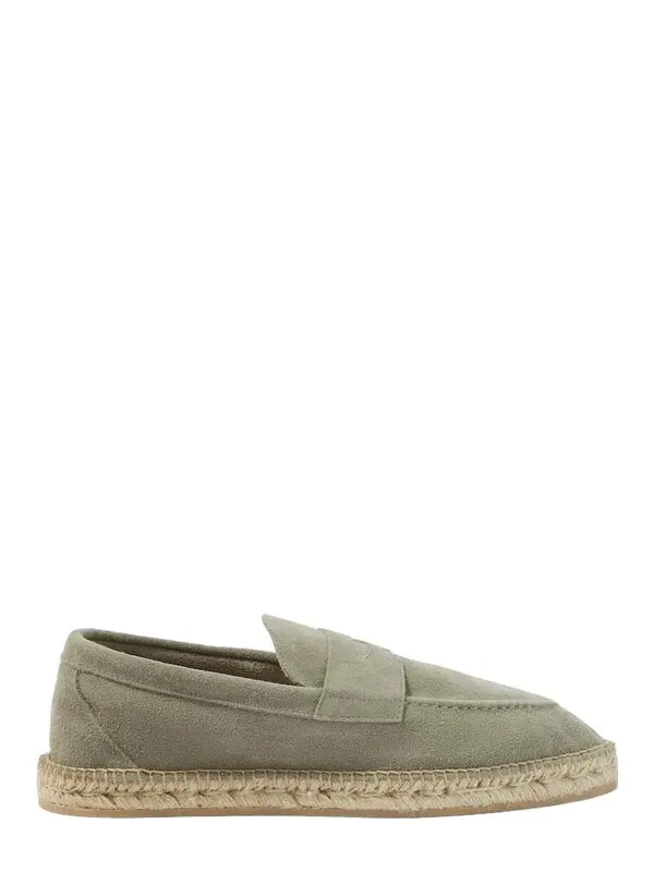 LARDINI Suede Espadrilles - Green