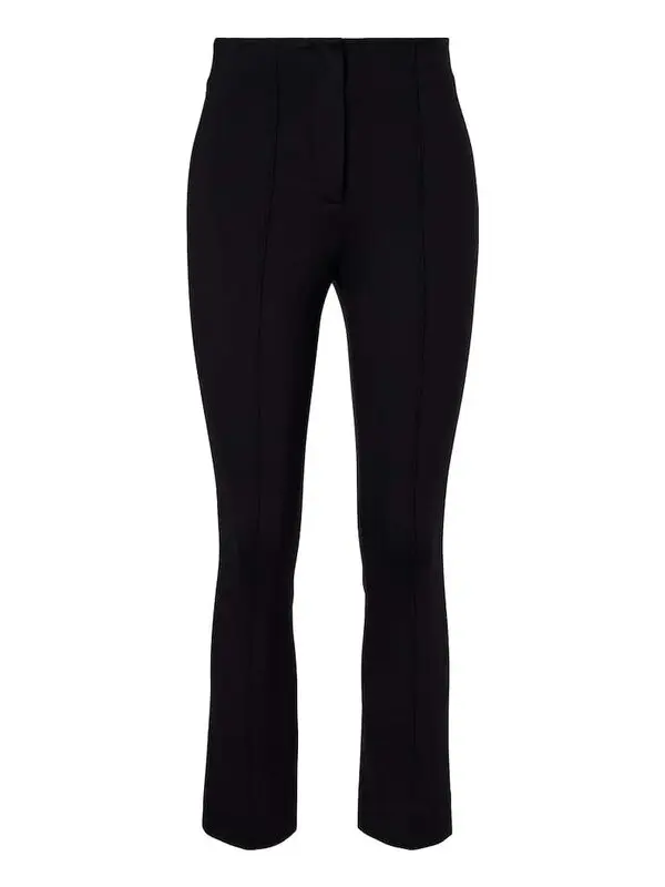 Veronica Beard Kean Cropped Slim Pants - Black