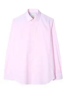 Paul Smith Tailored-fit Pin-dot Easy Care Shirt - Pink
