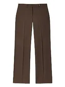 Paul Smith Bootcut Wool Trousers - Brown