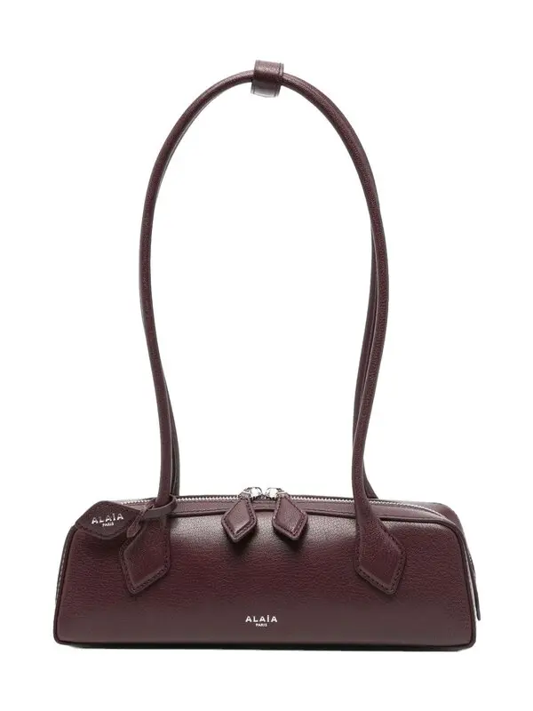 Alaïa Le Teckel Small Leather Shoulder Bag - Red