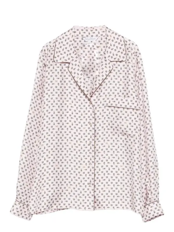 Max Mara Silk Button-down Shirt - Pink
