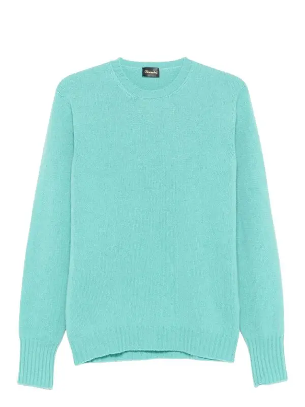 DRUMOHR Cashmere Crew Neck Sweater - Green