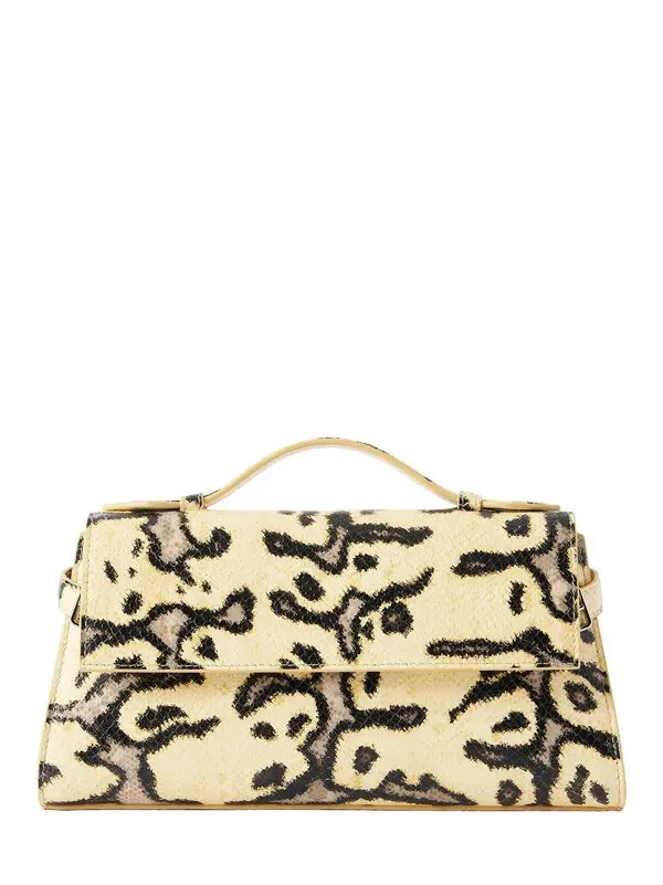 Proenza Schouler Tate Snake-effect Leather Tote - Animal Print