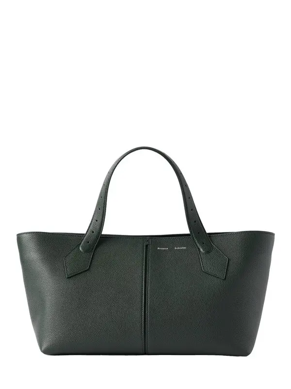 Proenza Schouler East West Chelsea Textured-leather Tote - Green