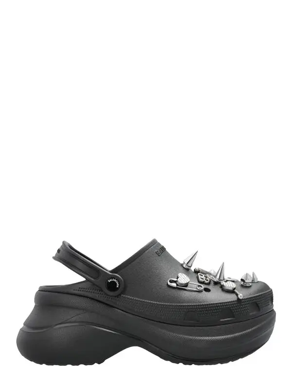 CROCS Balenciaga X Jibbitz Punk Mule - Black
