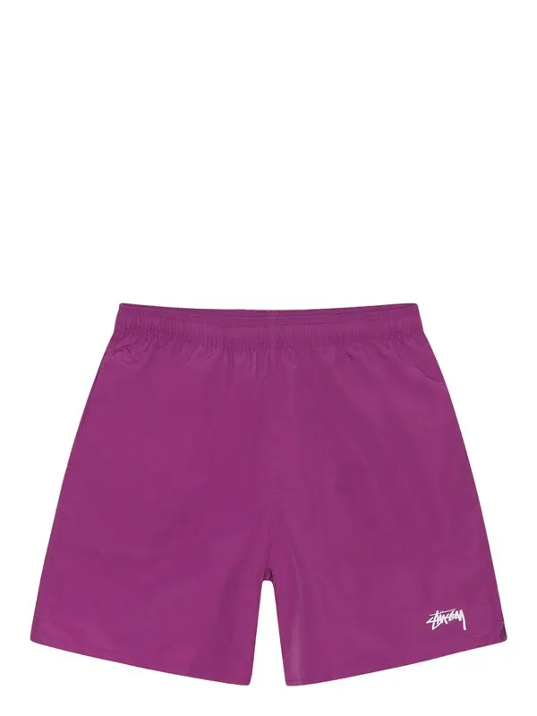 StÜssy Stock Elastic Waistband Water Short - Purple