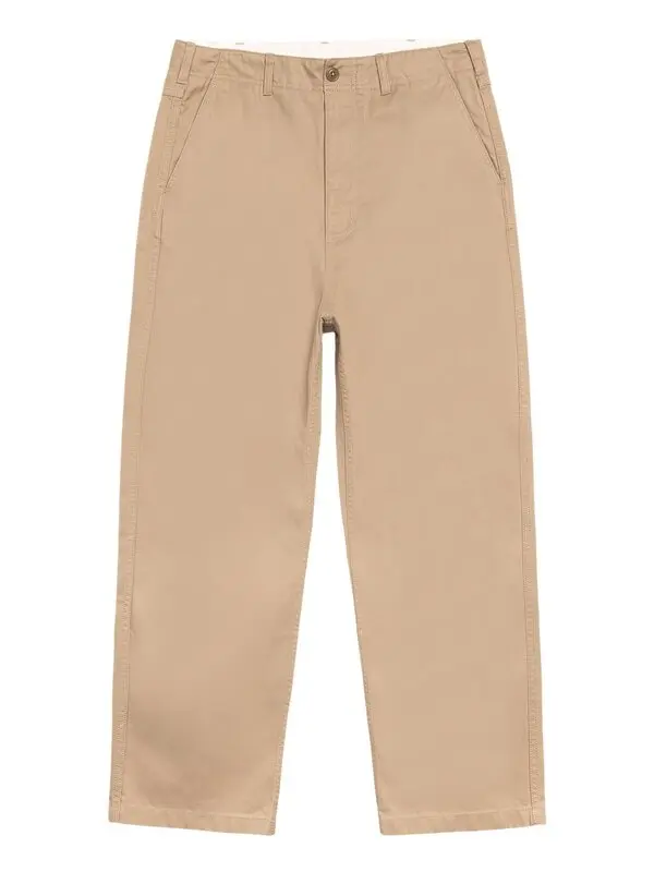StÜssy Chino Wide Leg Trousers - Tan