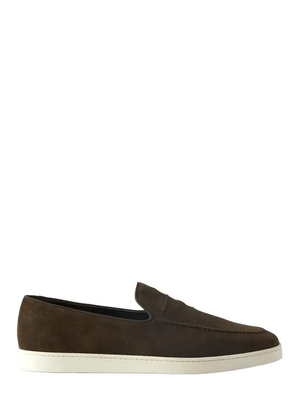 Church's Peebles Suede Loafers - Green
