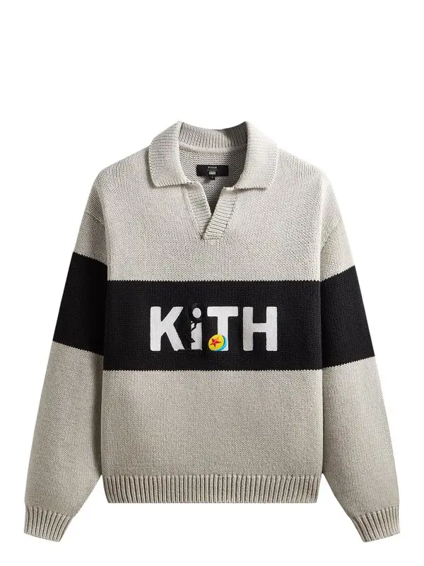 Kith X Disney For Pixar Nelson Rugby Sweater - Grey