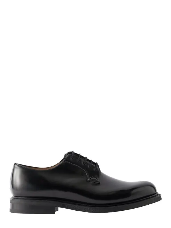 Church's Shannon 2.0 Polished-leather Derby Shoes - Black