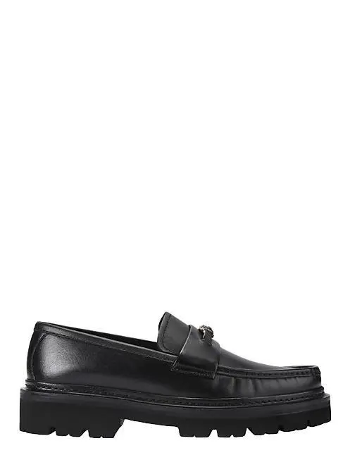Kurt Geiger Fenchurch Leather Loafers - Black