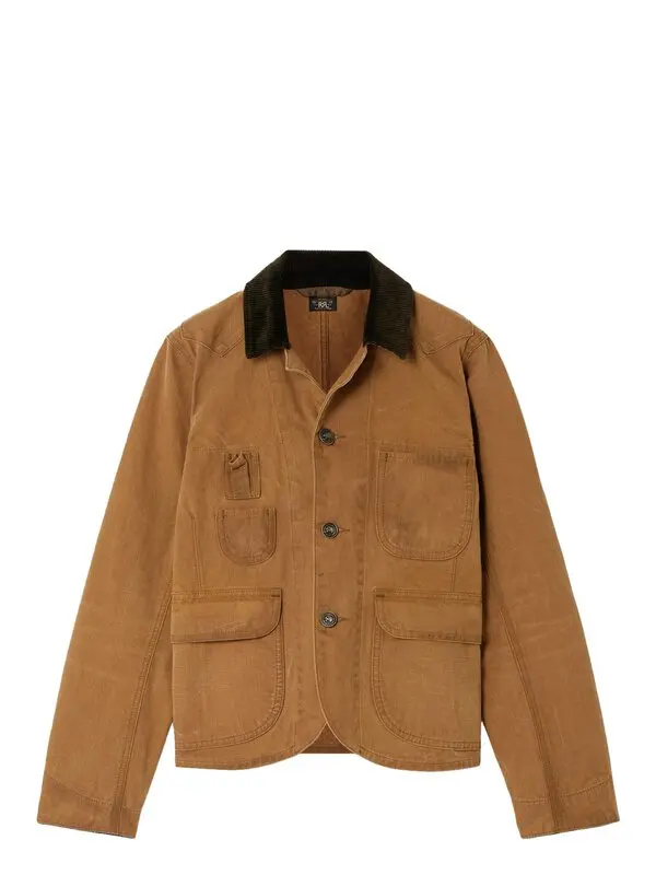 Ralph Lauren Caitlyn Cotton-canvas Jacket - Brown