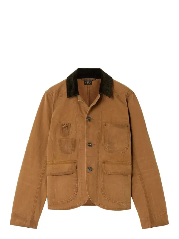 Ralph Lauren Caitlyn Cotton-canvas Jacket - Tan