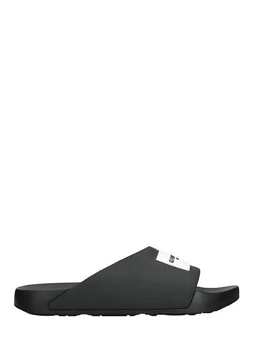 Givenchy Rubber Slides - Black