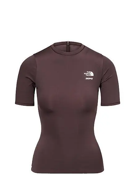 The North Face X Skims Flared Stretch-woven Top - Phoenix