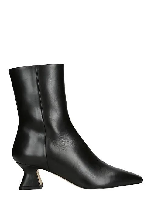 AeydĒ Koko 55 Leather Heeled Ankle Boots - Black
