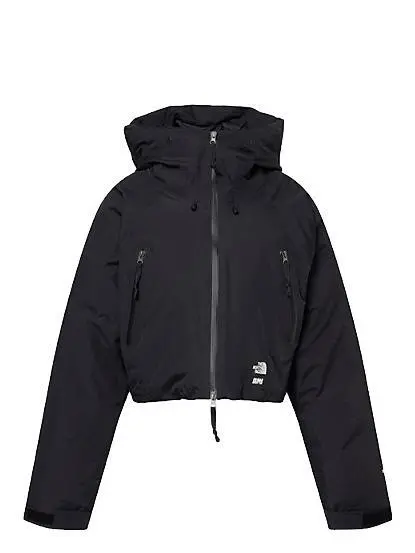 The North Face X Skims Cropped Shell-down Jacket - Onyx