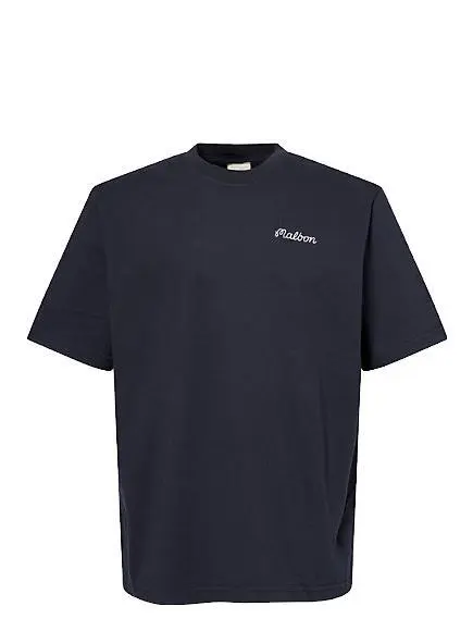 MALBON Bermuda Baldwin Crewneck Cotton-jersey T-shirt Xxl - Navy