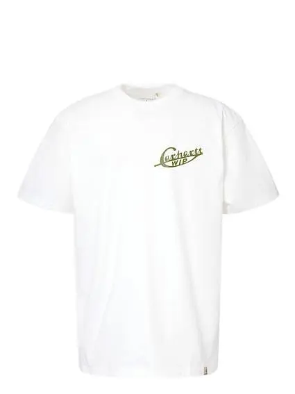 Carhartt Work In Progress Marketing Crewneck Cotton-jersey T-shirt - White