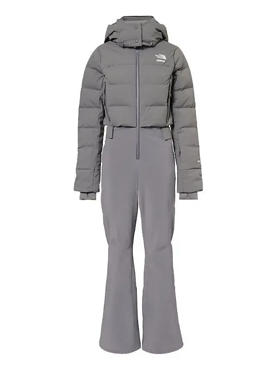 The North Face X Skims Down-padded Ski Jumpsuit - Gunmetal