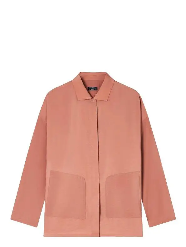 Emporio Armani Icon Modal Muslin Shirt - Pink