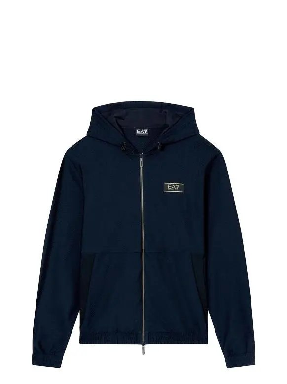 Emporio Armani Zip-up Sweatshirt - Navy