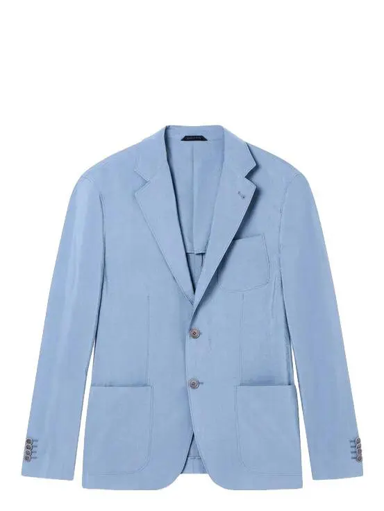 Giorgio Armani Upton Line Single-breasted Jacket - Blue