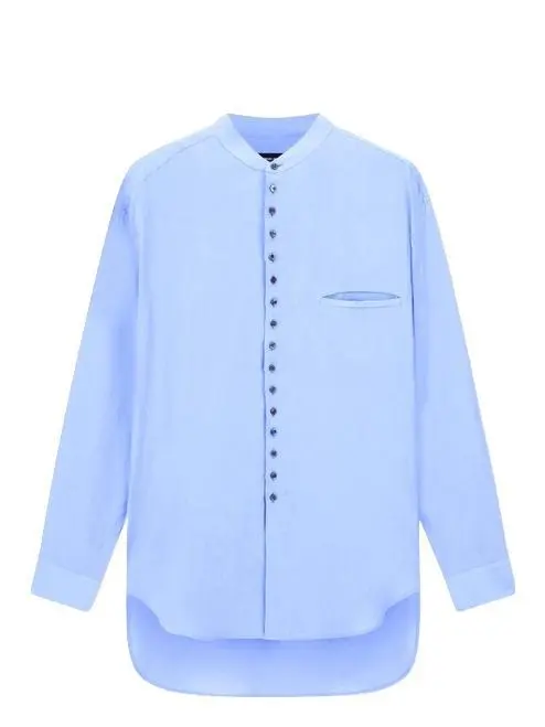 Giorgio Armani Linen Shirt - Purple