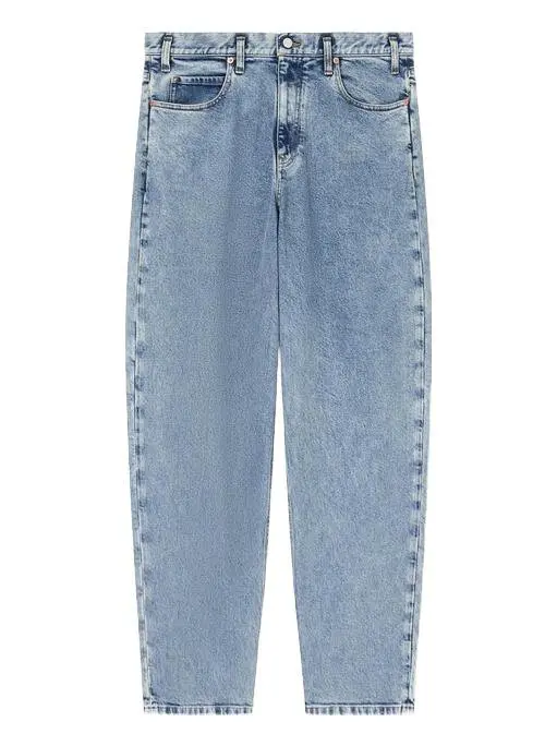 Emporio Armani Icon Stretch-drill Oval-leg Jeans - Blue