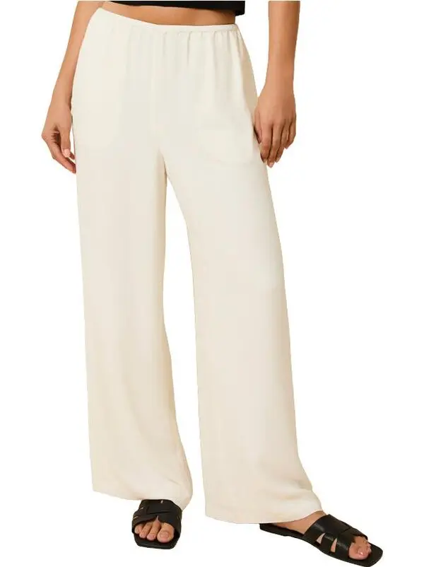 Solid & Striped Monaco Drape Pant - White